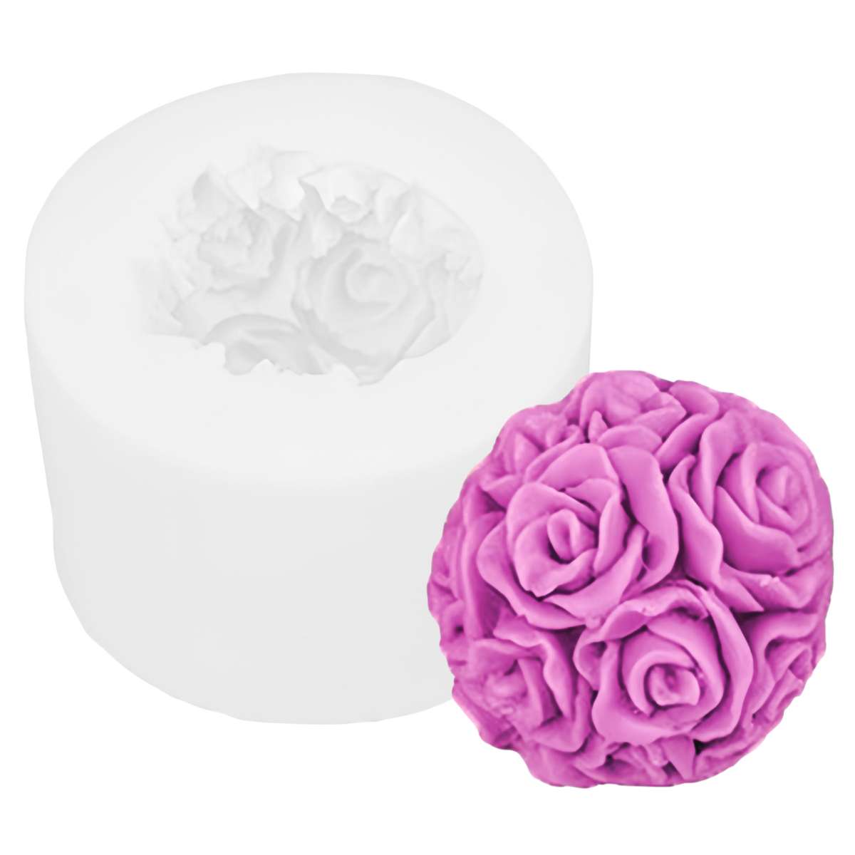 Candle Mould Rose Blossom Buy moulds here!